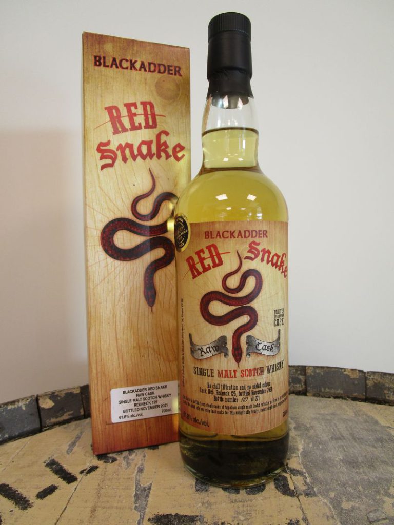 Blackadder Red Snake Red Neck 125 Raw Cask 61,8% – Whisky Import Nederland